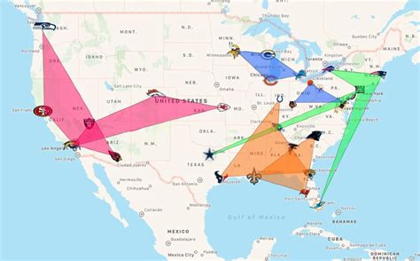 Nfl Teams Map