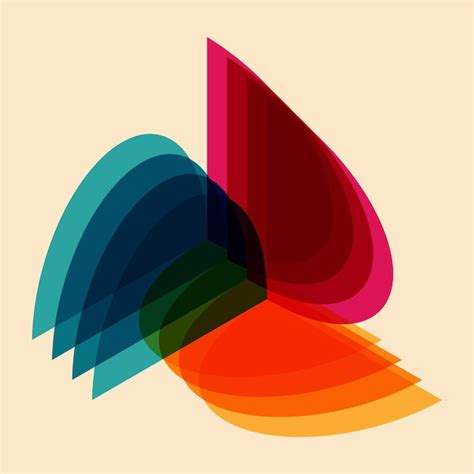 Premium Vector Geometric Object With Riso Print Effect Vector Graphic