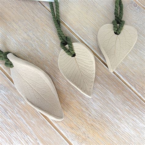 Ceramic Terracotta Diffuser Leaf Essential Oil Room Scented Stones Passive Diffuser Home