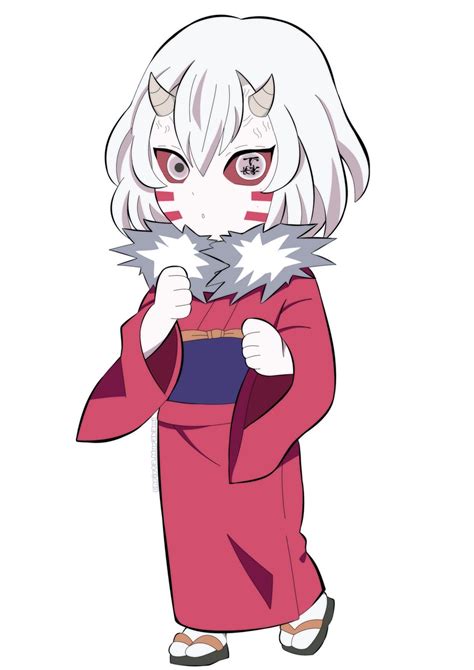 Mukago Kimetsu No Yaiba Demon Slayer Chibi Design Del Personaggio Demone