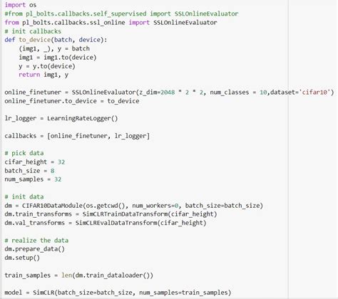 Regarding The Collab Notebook Of Simclr · Issue 416 · Lightning