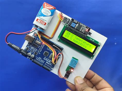 Arduino Weather Station Dht11 Ready Made Skynet Robotics