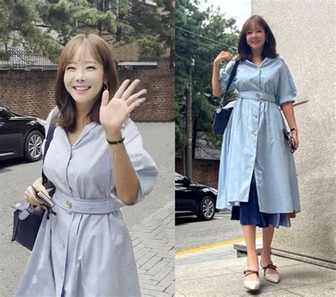 패션엔 세아이 엄마 소유진 오늘도 열일 가을맞이 트렌치 원피스룩 외출