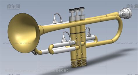 小号乐器 玩具乐器模型下载 摩尔网cgmol