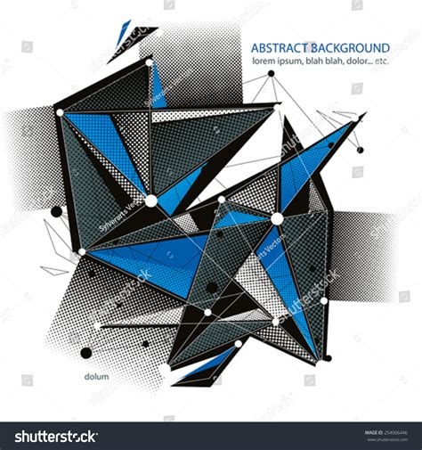 Abstract Vector Background Modern Style Technology Stock Vector Royalty Free 254066446