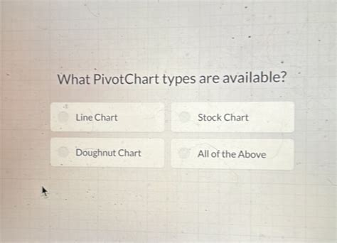 What Pivotchart Types Are Available Line Studyx