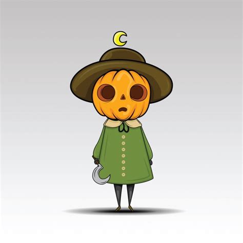 귀여운 할로윈 캐릭터 할로윈 콘텐츠 할로윈 무당 귀신 Png 일러스트 및 벡터 에 대한 무료 다운로드 Pngtree