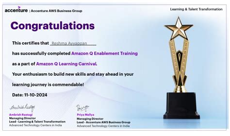 Reshma Ayyappan On Linkedin Accenture