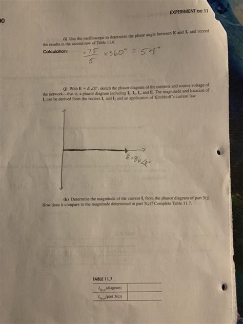 Solved Part 3 R L C Series Parallel Network A Construct