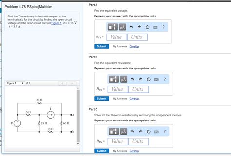 Solved Part A Problem 4 78 Pspice Multisim Find The