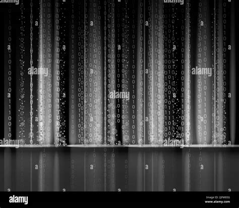 Technology Binary Abstract Background Matrix Style Black Color