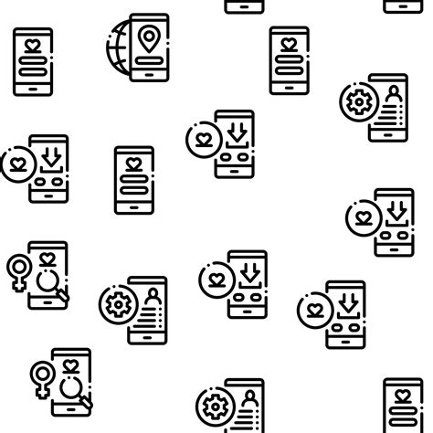 dating app seamless pattern vector 17387873 vector art at vecteezy