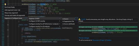 Add Suppress To Quick Actions · Issue 3811 · Dotnetvscode Csharp · Github
