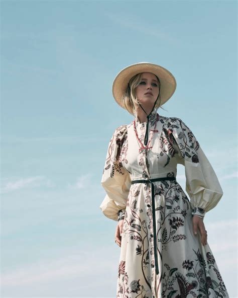 Jennifer Lawrence Dior Fashion Shoot Resort 2018