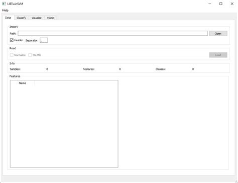 An Example Of Classification Using The Gui — Libtwinsvm 010 Documentation