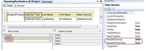 tablix header row on each page not working microsoft qanda