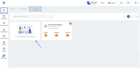 Custom Dashboard Qatouch