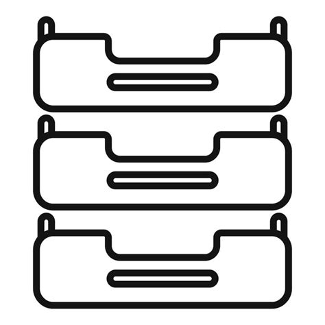 Premium Vector Data Server Icon Showing Cloud Storage Technology