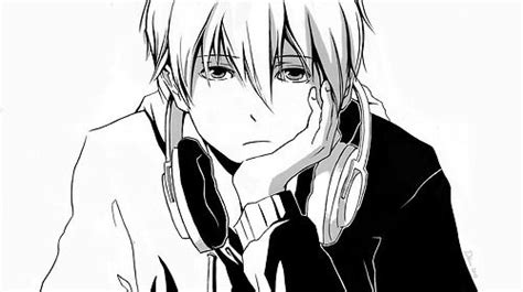 نتيجة بحث الصور عن رمزيات بنات كيوت انمي ابيض واسود Anime Monochrome