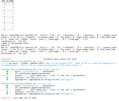 Different Result In Colab Vs Locally Run Jupyter Notebook Indexerror
