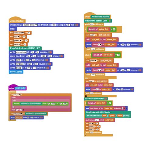 Picobricks Ile Rgb Led Projesi
