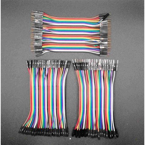 Kit 120 Dupont Ponticelli Cavi M M M F F F Per Arduino Breadboard Mb 102 10cm