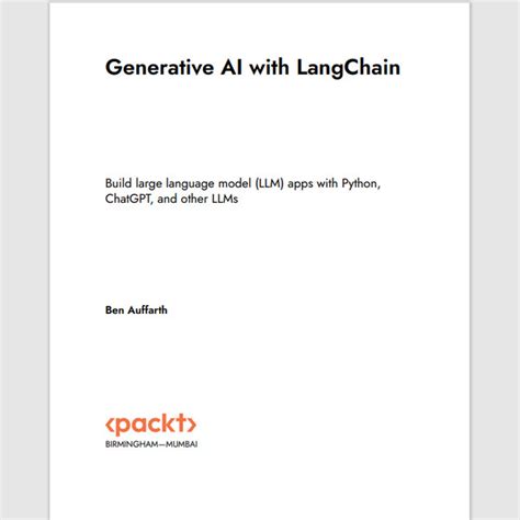 generative ai with langchain build large language model ll inspire