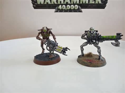 This Is My First Attempt At The New Collour Scheme Left And A Necron