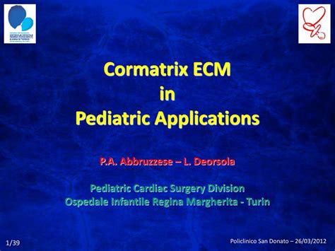 Cormatrix Ecm In Pediatric Applications Ppt Download