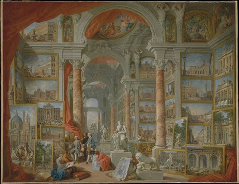 Giovanni Paolo Panini Modern Rome The Metropolitan Museum Of Art