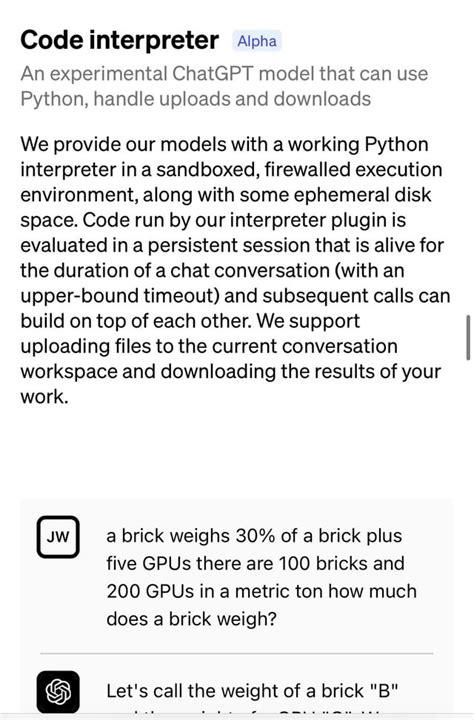 Can You Access The Code Interpreter Plugin Rchatgpt