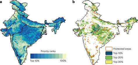 Composite Spatial Priority Maps And Overlap With Extant Protected Area