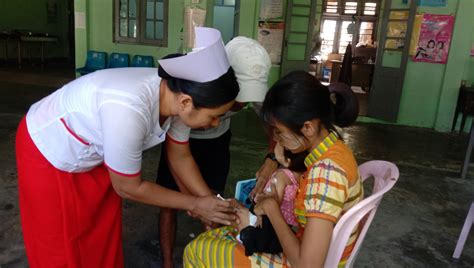 ဒေးဒရဲမြို့၌ မွေးကင်းစမှ အသက် ၁ နှစ်ခွဲအောက် ကလေးများနှင့် ကိုယ်ဝန်ဆောင် မိခင်များအား ပုံမှန