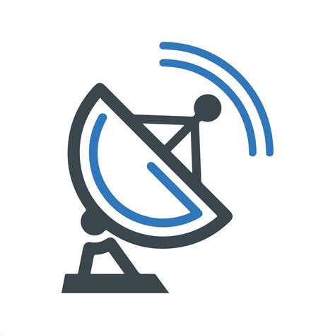 Satellite Dish Icon Vector And Glyph 25896896 Vector Art At Vecteezy