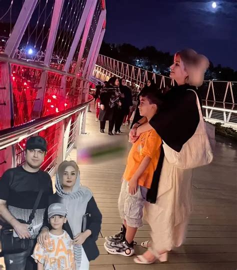 عکس جنجالی همسر حامد آهنگی در پل طبیعت تهران