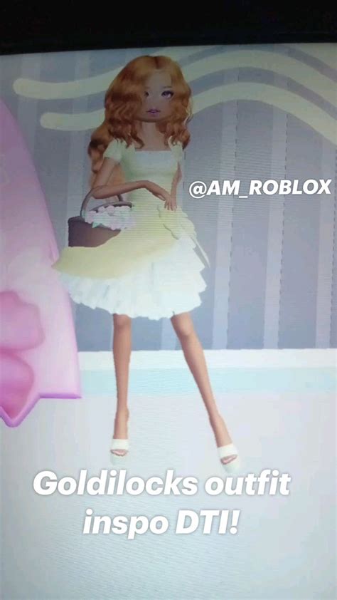 Goldilocks Outfit Inspo Dti Amroblox