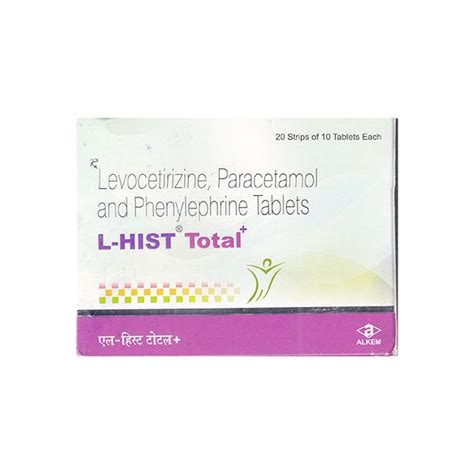 Buy L Hist Total Tablet 10s Online At Upto 25 Off Netmeds