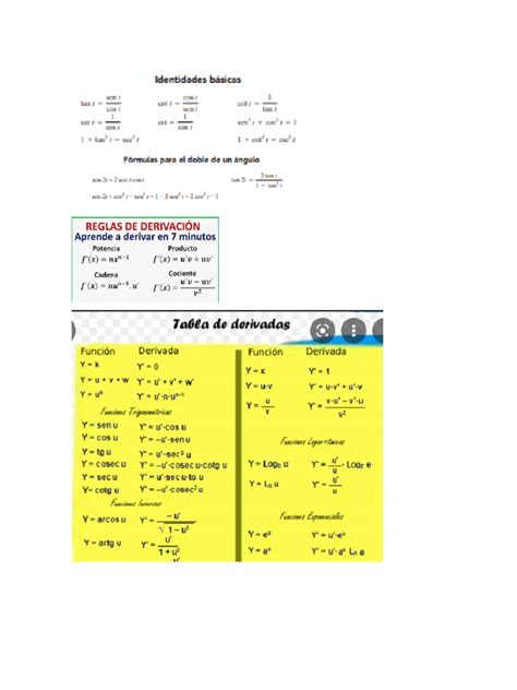 Formulario Calculo Integral Pdf