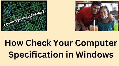 How To Check Your Computer Specification In Windows YouTube