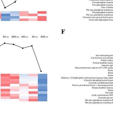 Cluster Analysis On Protein Abundance Profiles Paps Subfigures