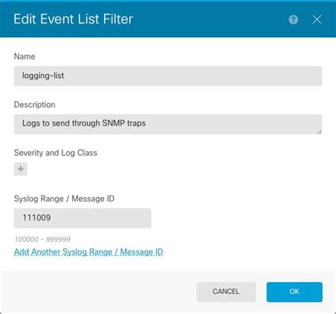 Configure Snmp Syslog Traps For Asa And Ftd Cisco