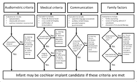 Criteria For Multidisciplinary Cochlear Implant Candidacy Assessment In