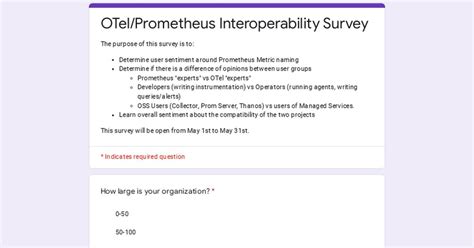 Opentelemetry On Linkedin Otel Prometheus Interoperability Survey