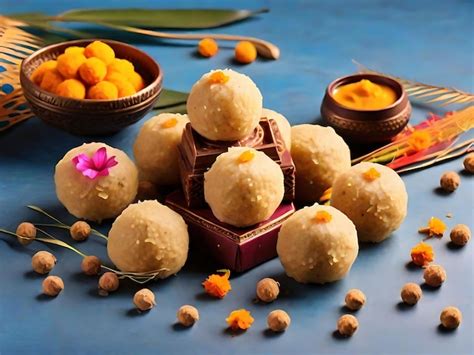 Premium Ai Image Happy Makar Sankranti Pongal And Uttarayan With Tilgul Laddu Sweets