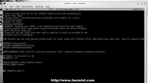 Installing LAMP Linux Apache MySQL PHP And PhpMyAdmin In Gentoo Linux