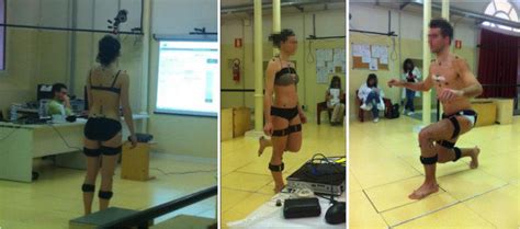 Pictures Of The Data Collection Two Volunteers Instrumented With IMU Download Scientific