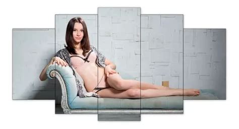Cuadro Decorativo Modelo Decoraci N Mujer Sexy Lenceria Meses Sin Inter S