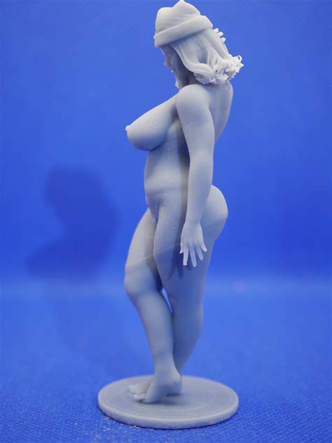 Origonal Erotic Figurine D Printed Christmas Themed Nude Etsy
