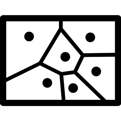 Voronoi Map Vector Svg Icon Svg Repo