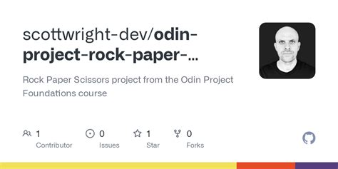 GitHub Scottwright Dev Odin Project Rock Paper Scissors Rock Paper